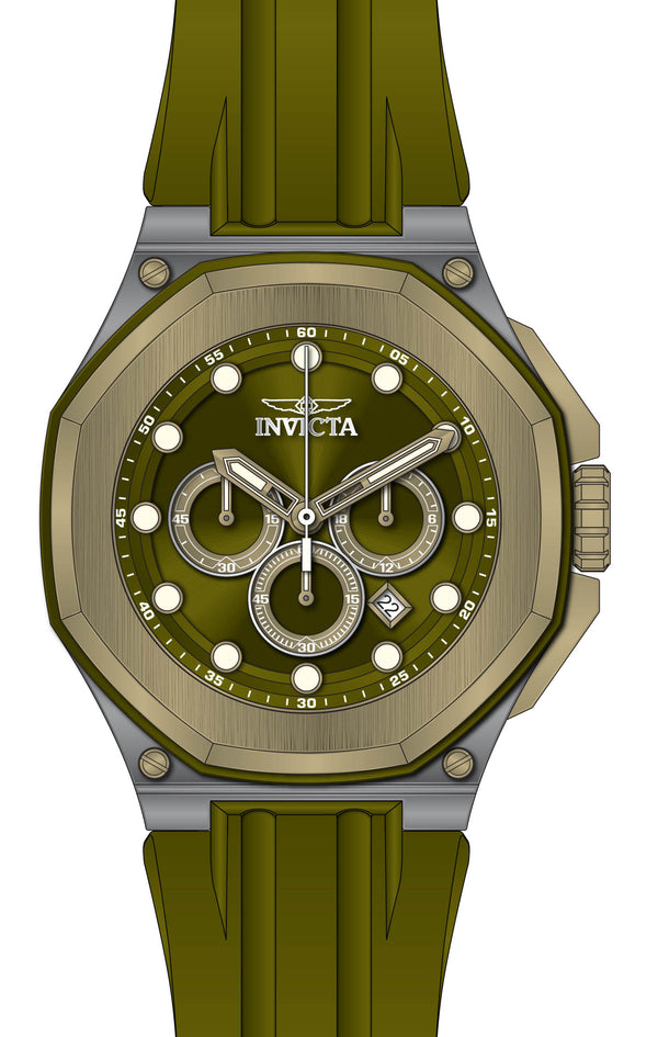Band For Invicta Akula Men 46149 - Invicta Watch Bands