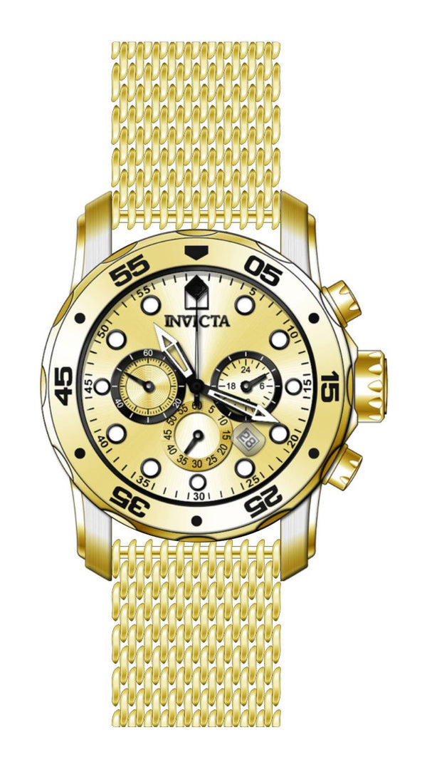 Band For Invicta Pro Diver Men 47240 - Invicta Watch Bands
