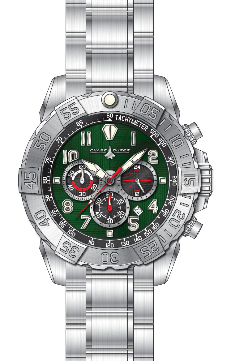 Band For Chase Durer Chase Durer Men CDW-0083 - Invicta Watch Bands