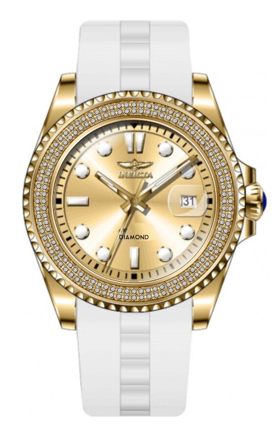 Band For Invicta Elite Diamond Lady 48751 - Invicta Watch Bands