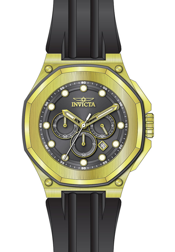 Band For Invicta Akula Men 49142 - Invicta Watch Bands