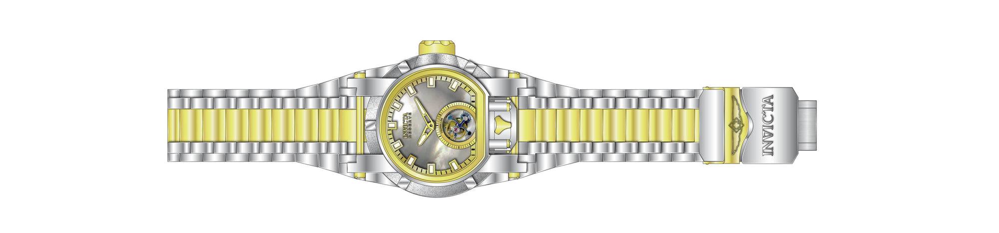 Band for Invicta Reserve Reserve Bolt Zeus Magnum Men 28391 - Invicta ...