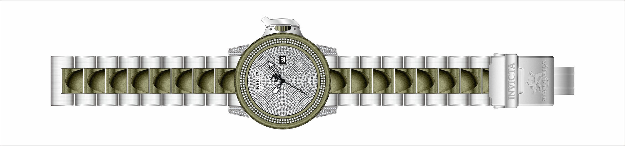 Parts for Invicta Subaqua Men 34821 - Invicta Watch Bands