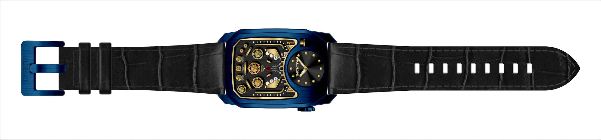 Band for Invicta Cuadro Zager Exclusive Men 35453 - Invicta Watch Bands