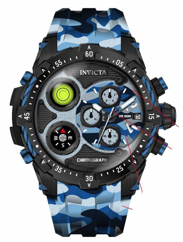Band for Invicta Coalition Forces Men 35478 - Invicta Watch Bands
