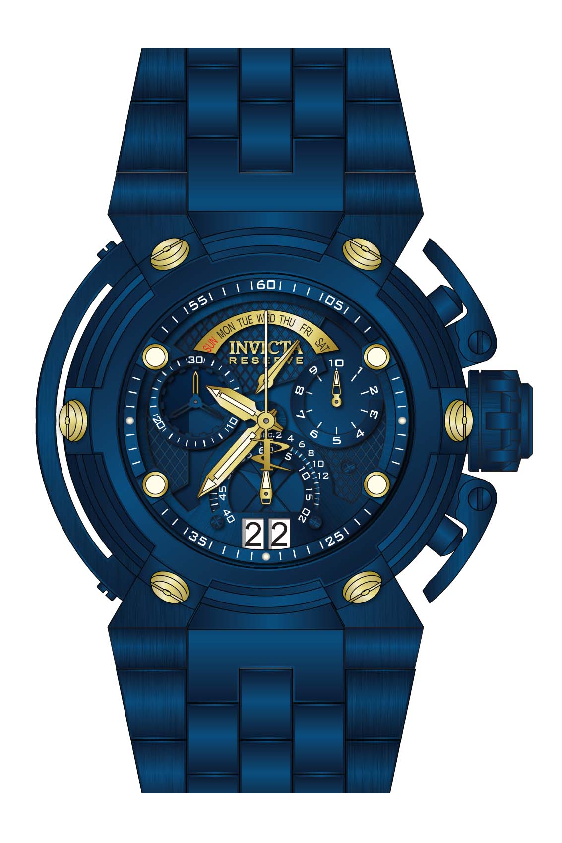 Parts for Invicta Reserve X-Wing Men 36575 - Invicta Watch Bands