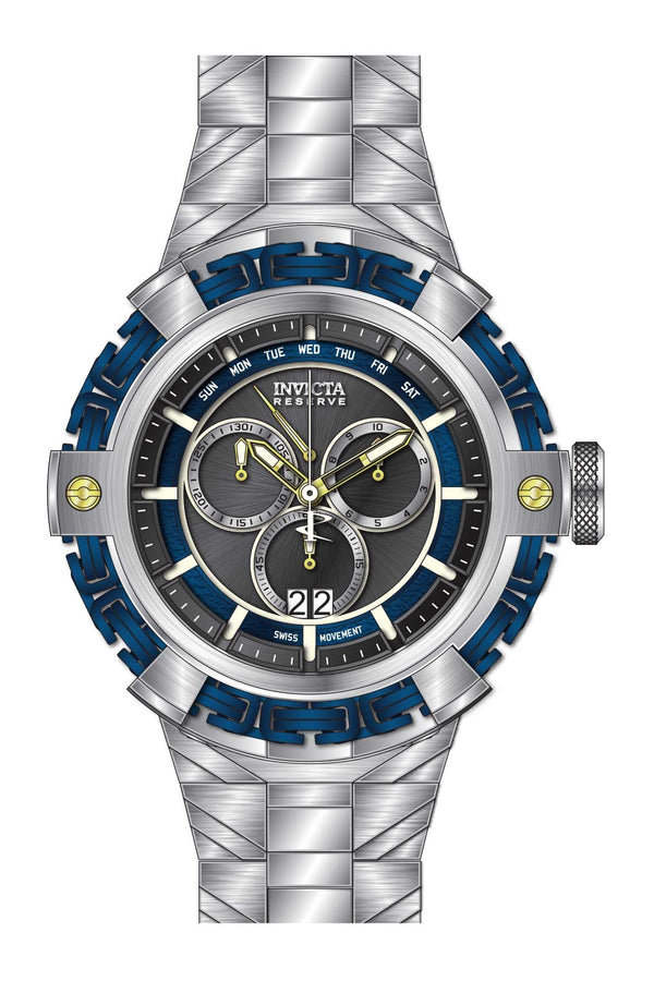 Band for Invicta Reserve Wolf King Men 36191 - Invicta Watch Bands