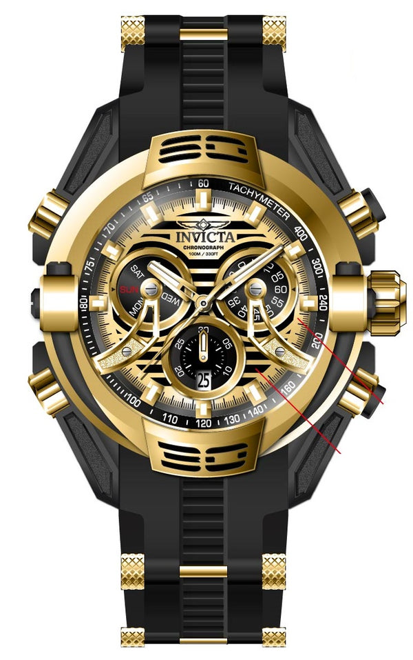 Band for Invicta S1 Rally Mammoth Men 37532 - Invicta Watch Bands