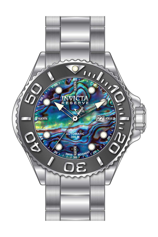 Band for Invicta Reserve Grand Diver Men 39969 - Invicta Watch Bands