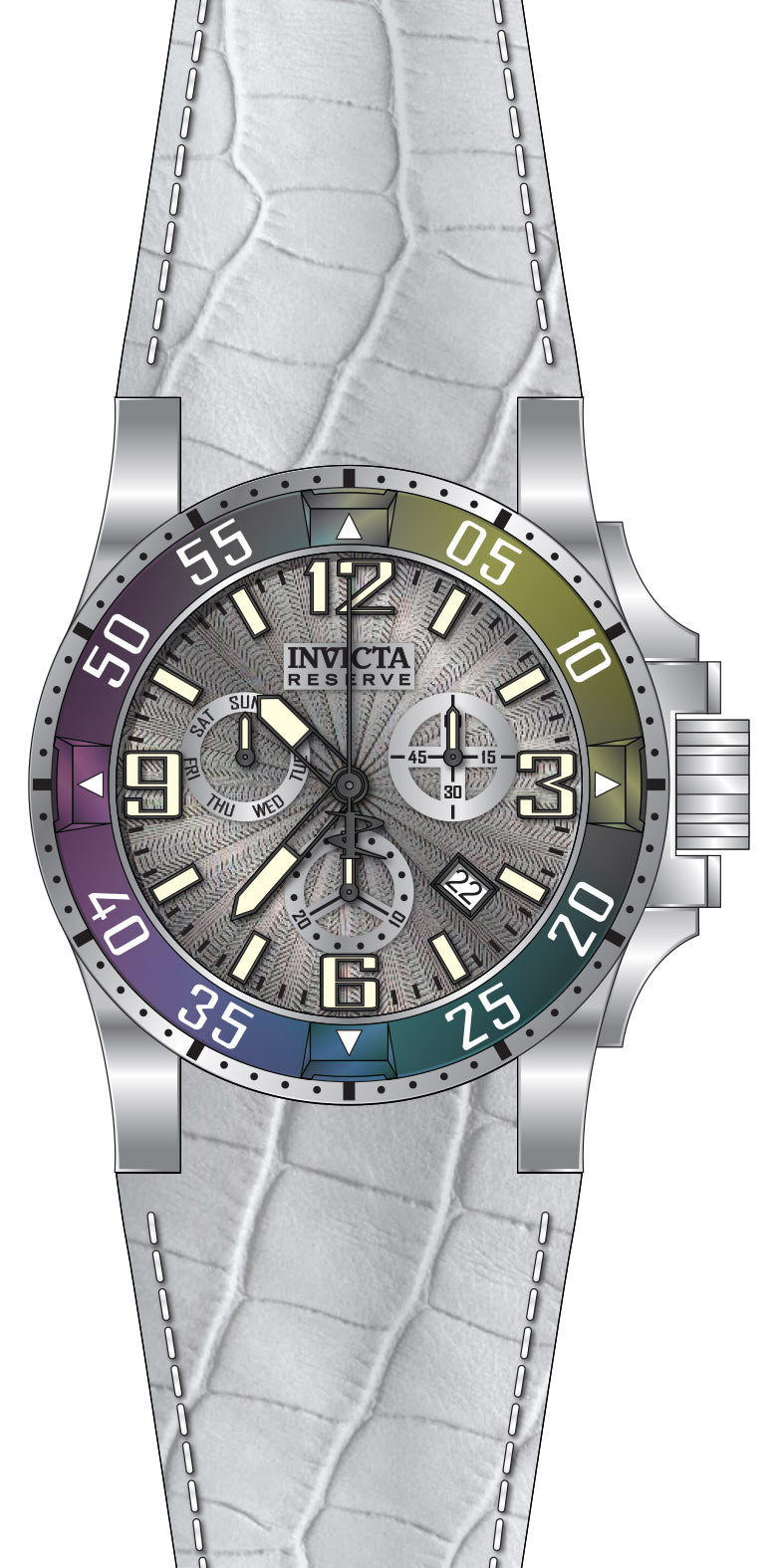 Band for Invicta Reserve Excursion Men 42096 - Invicta Watch Bands