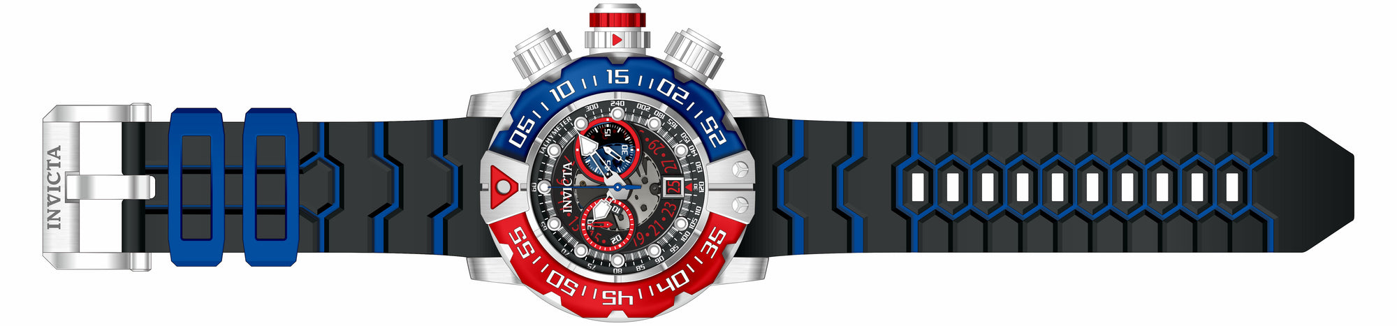 Band For Invicta Sea Hunter Men 44844 - Invicta Watch Bands