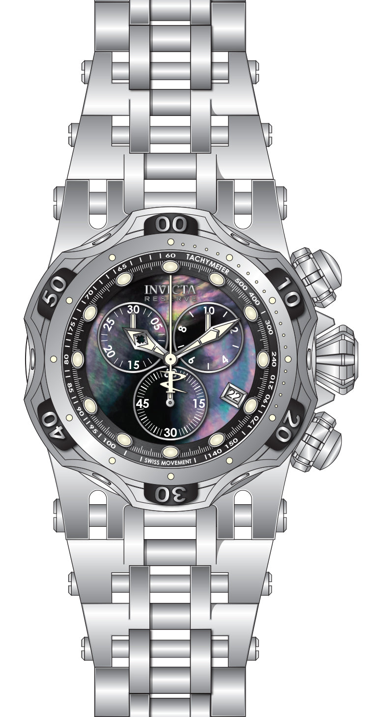 Parts For Invicta Reserve Chaos Men 45652 - Invicta Watch Bands