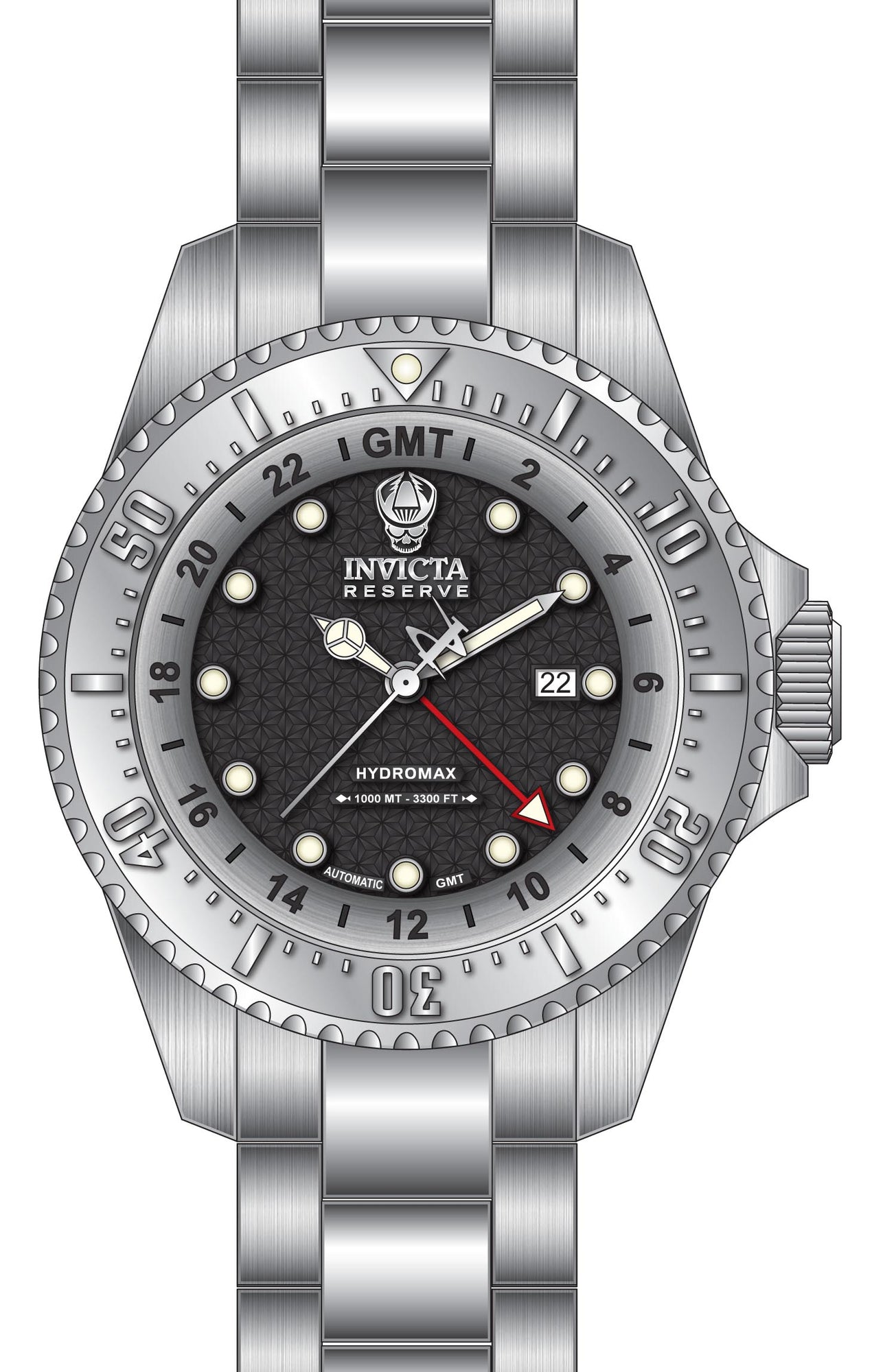Parts For Invicta Reserve Hydromax Men 45915 - Invicta Watch Bands