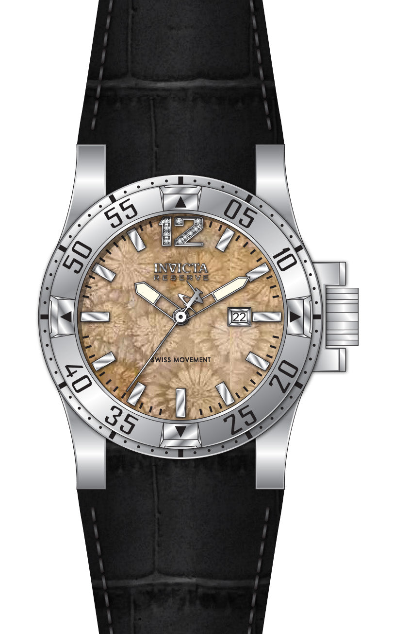 Band For Invicta Reserve Excursion Men 45945 - Invicta Watch Bands